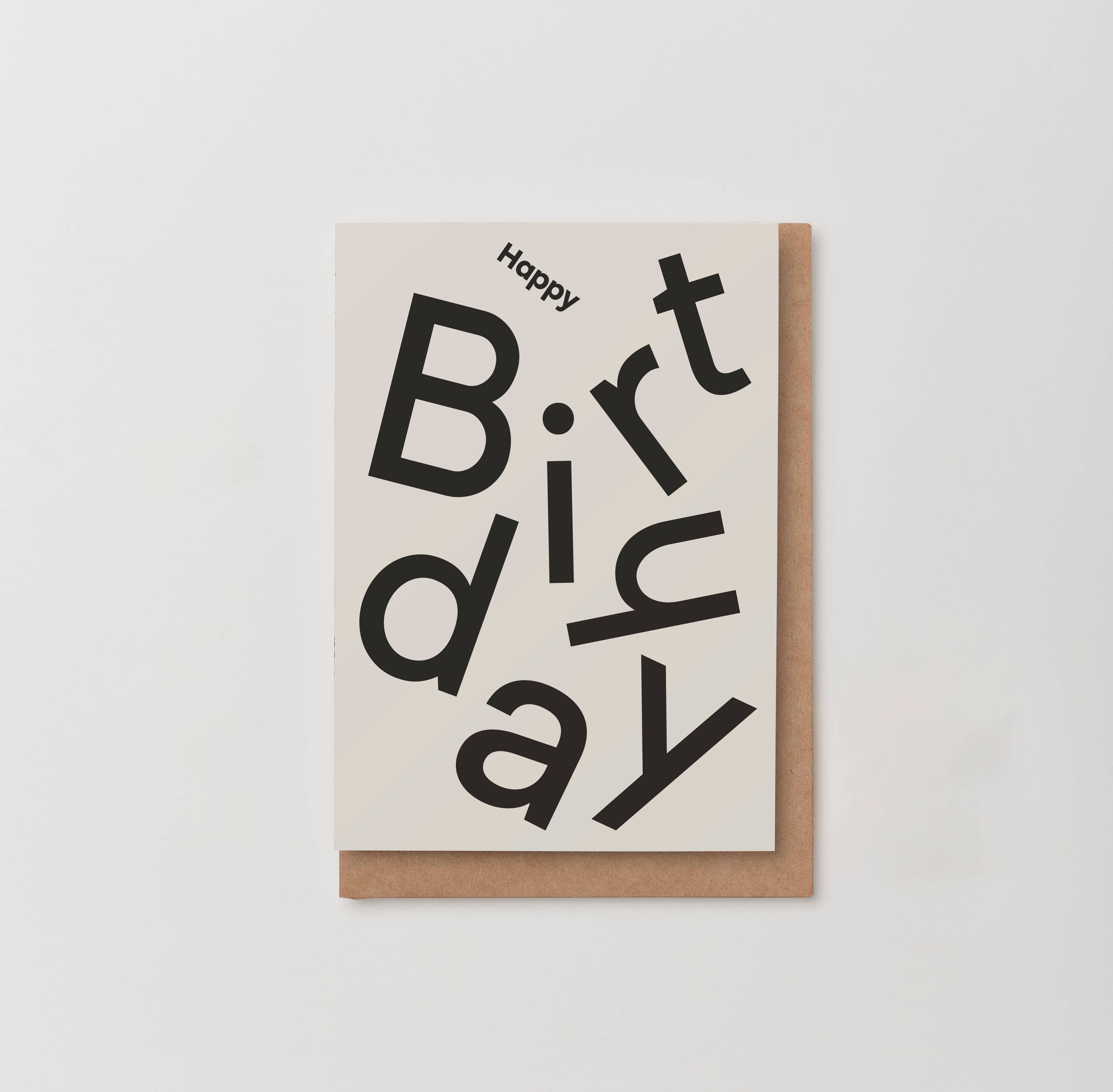 Kinshipped Type Happy Birthday Card – Spoiled Life