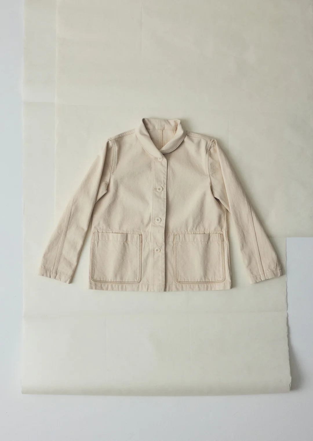 TOAST - Hal Denim Workwear Jacket, Ecru – Spoiled Life